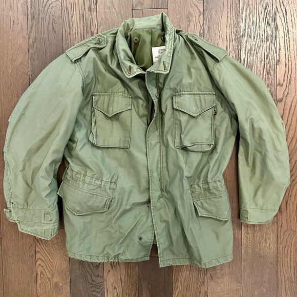 Alpha Industries | Jackets & Coats | Vintage Us Army Field Jacket M65 ...
